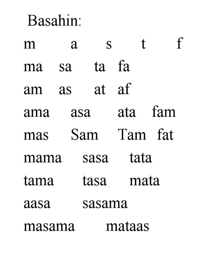 Basahin Masft | PDF