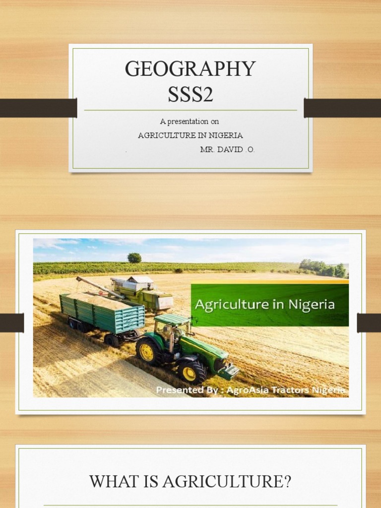 Slide Presentation For ss2 Geography | PDF