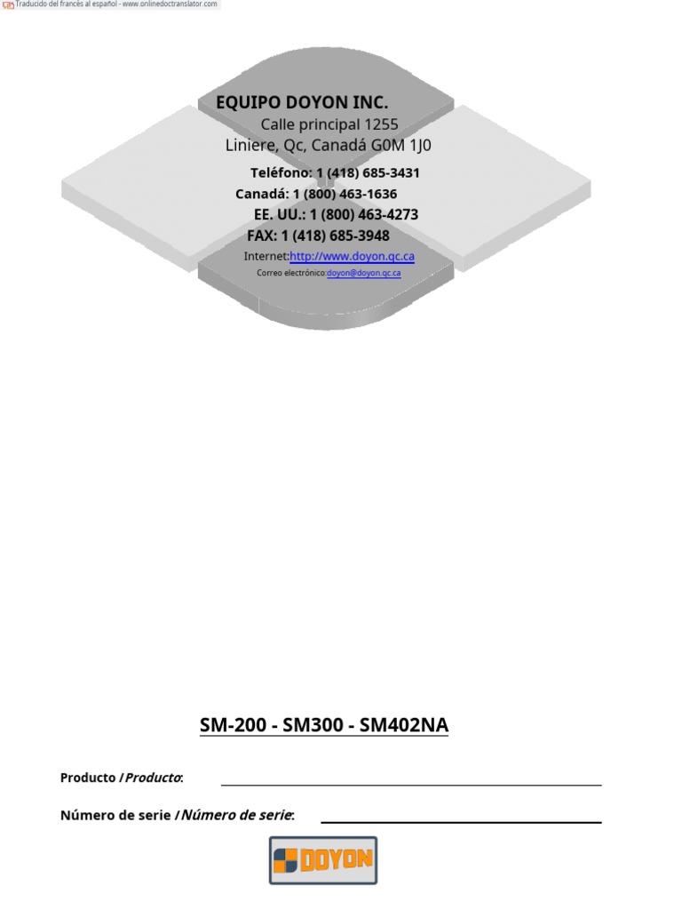 Instrucciones de Seguridad para Batidoras Doyon | PDF | Enchufes y ...
