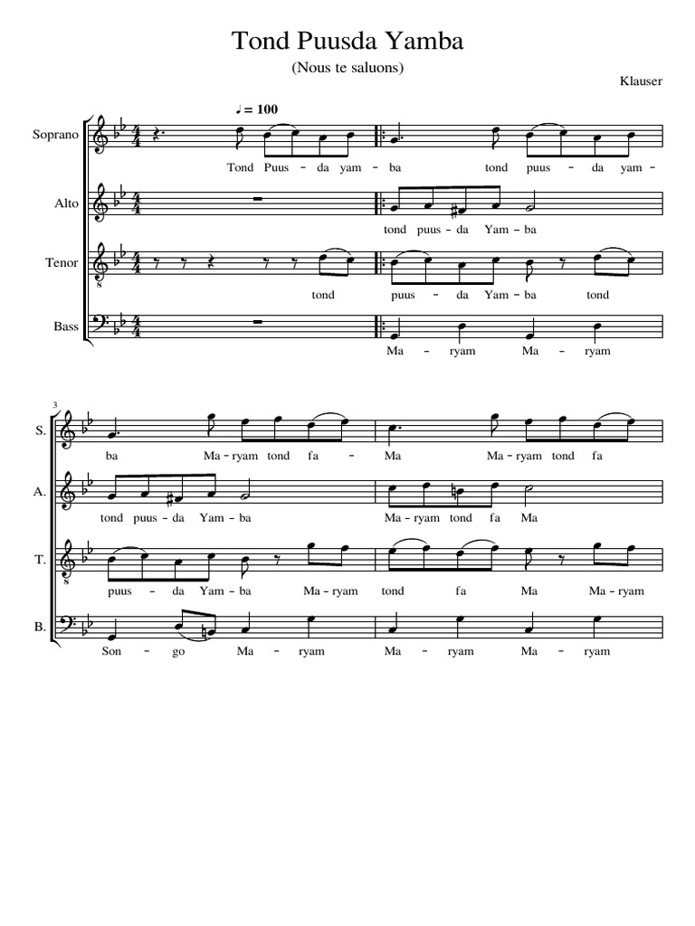 Tond Puusda Yamba | PDF