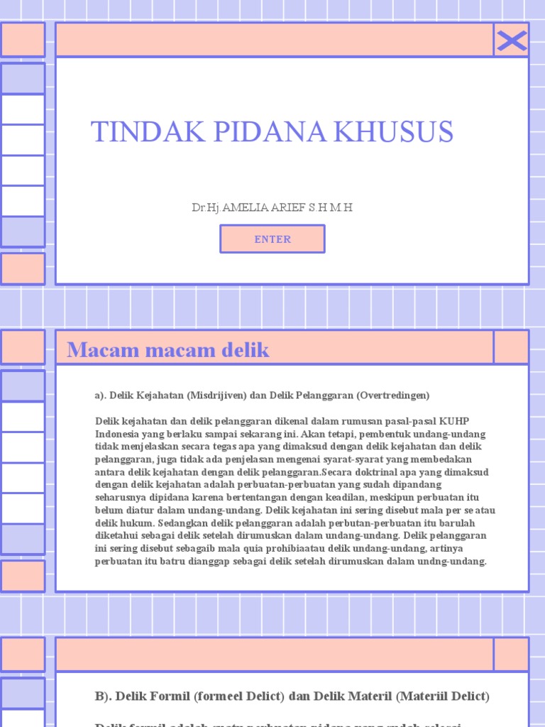 Pengertian Delik Formil dalam Pidana | PDF | Politik | Ilmu Sosial