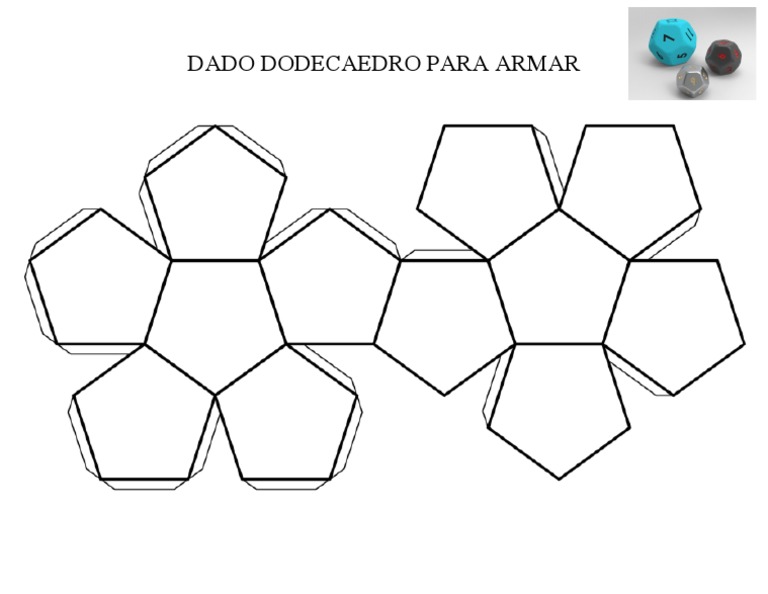 Dado Dodecaedro para Armar | PDF