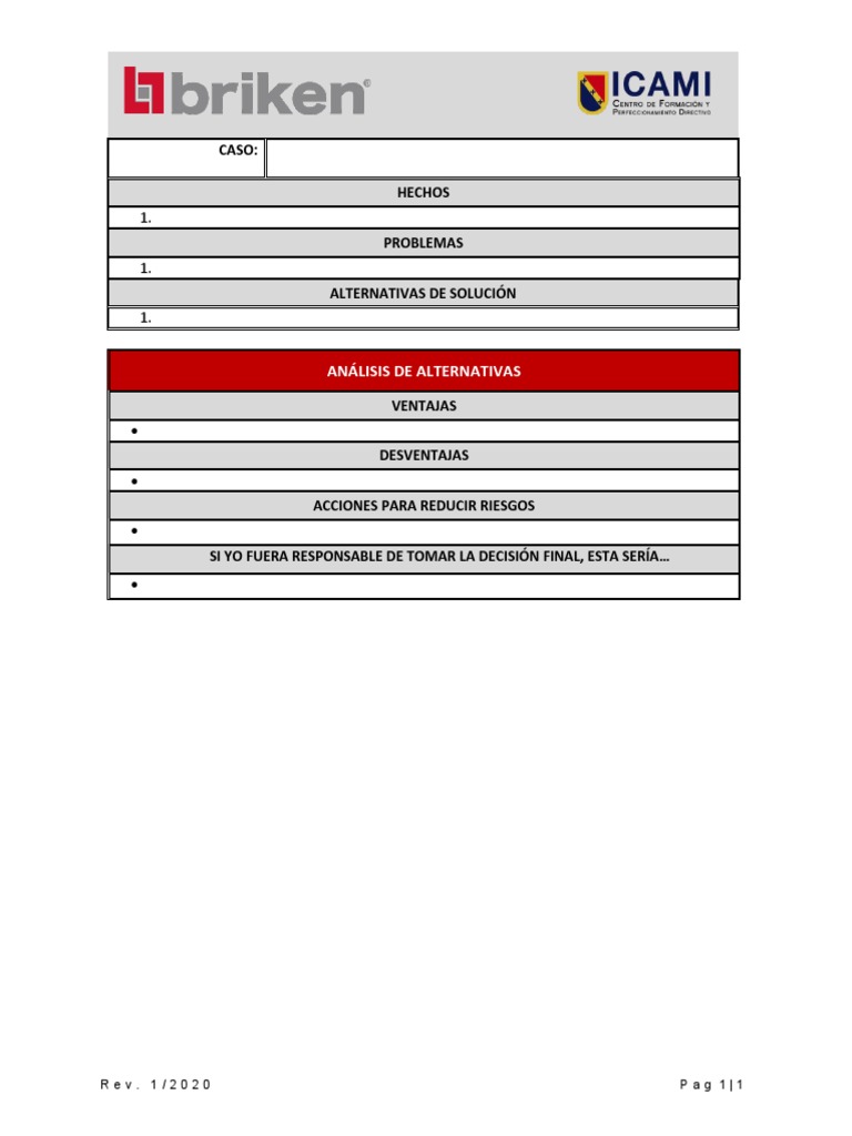 Machote para Casos Del ICAMI | PDF