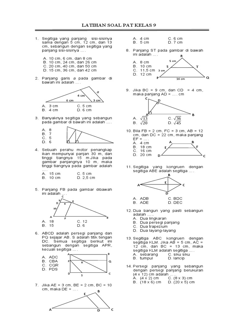 Lat Pas 2 KLS 9 2023 | PDF