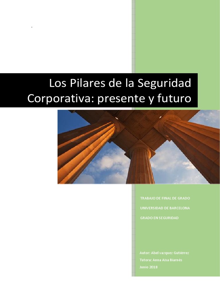 Pilares de La Seguridad Corporativa | PDF | Valores | Información