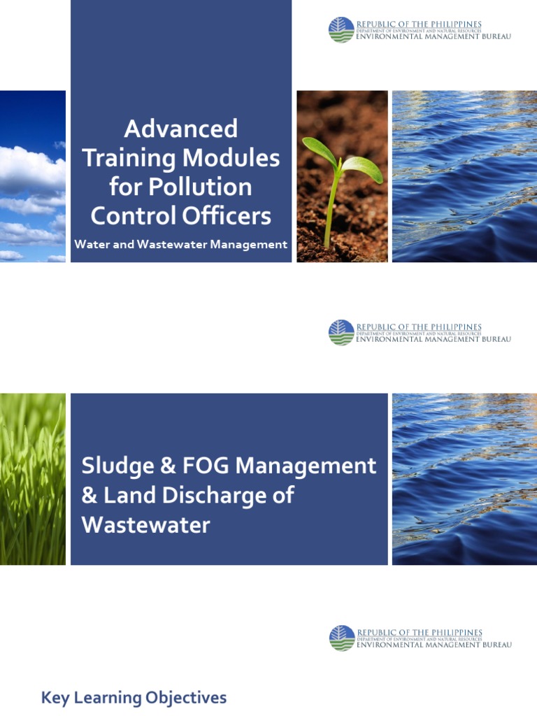 Sludge and FOG Management Techniques | PDF | Sewage Treatment ...