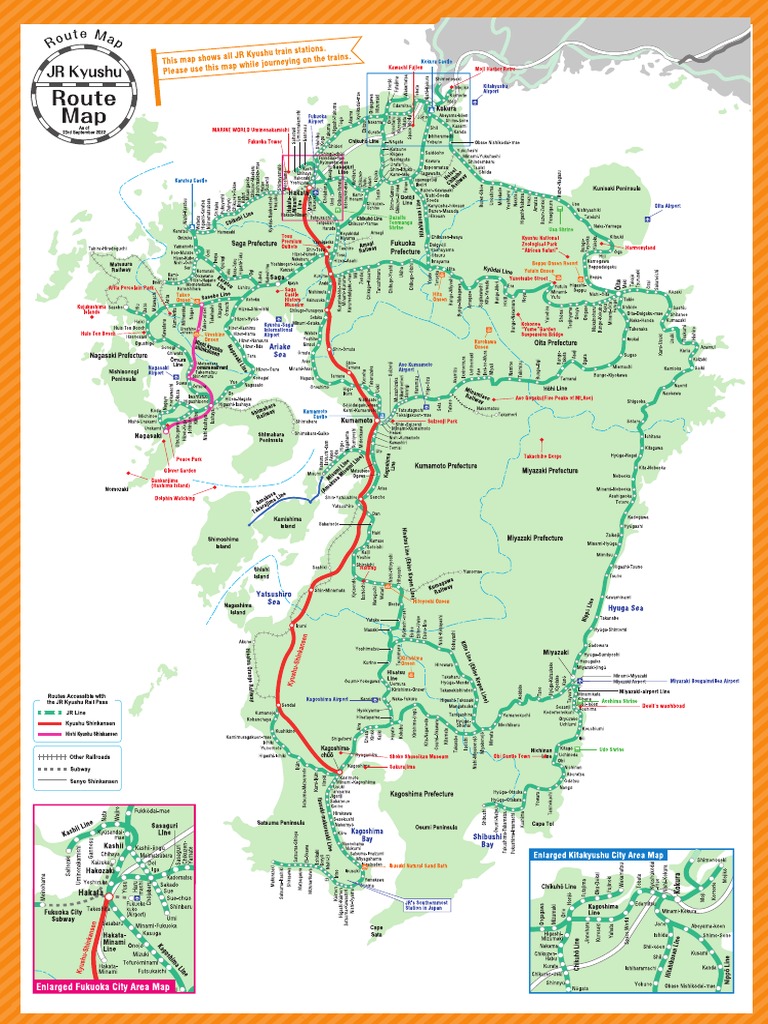 Jrkyushu Routemap en | PDF