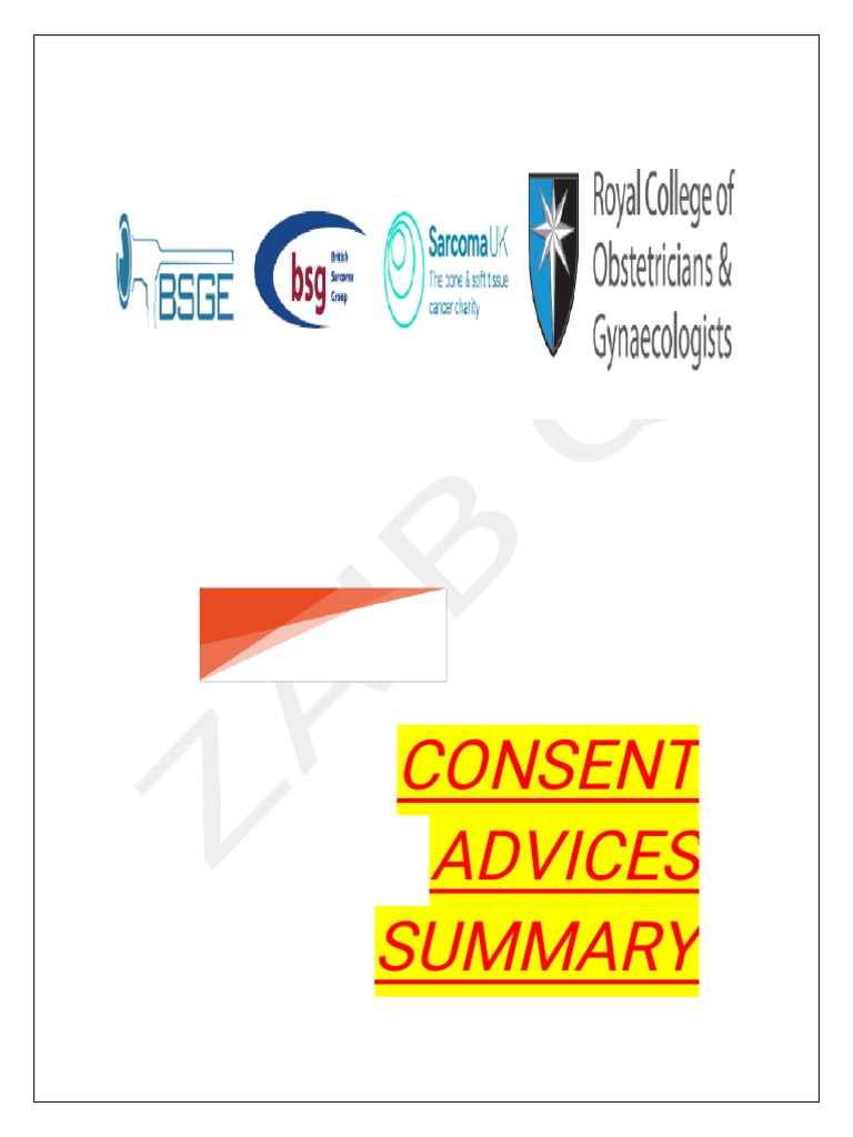 Consent Advice Summary Updated | PDF