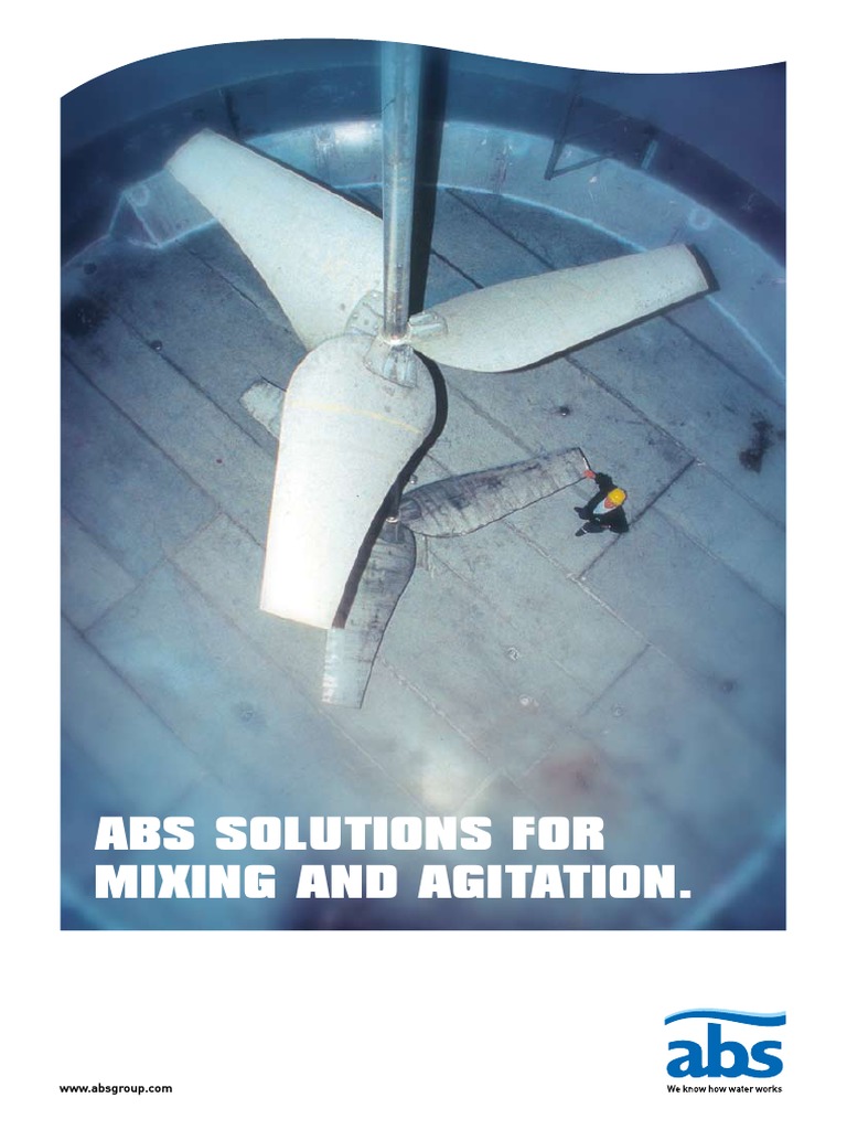 ABS Mixing&Agitation Brochure | Download Free PDF | Electric Motor | Sewage Treatment