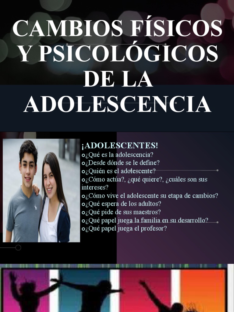 Cambios Físicos y Psicológicos de La Adolescencia | PDF | Adolescencia ...