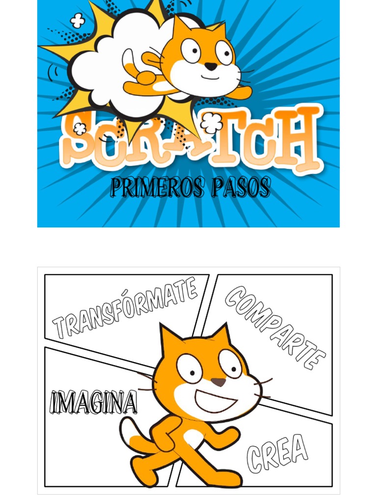 Scratch Primeros Pasos | PDF | Scratch (lenguaje de programación) | Informática