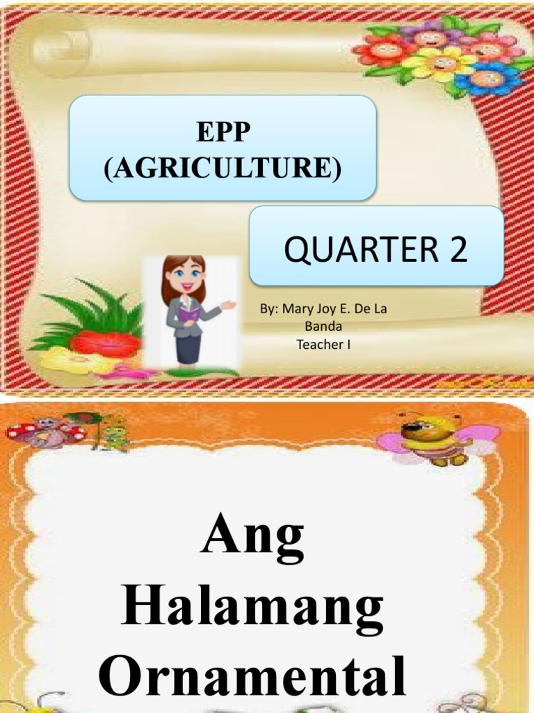 Epp 4 Agri Q2 | PDF