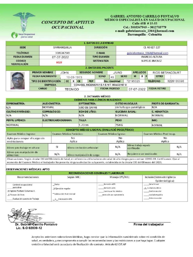 Examen Medico | PDF Examen Medico | PDF