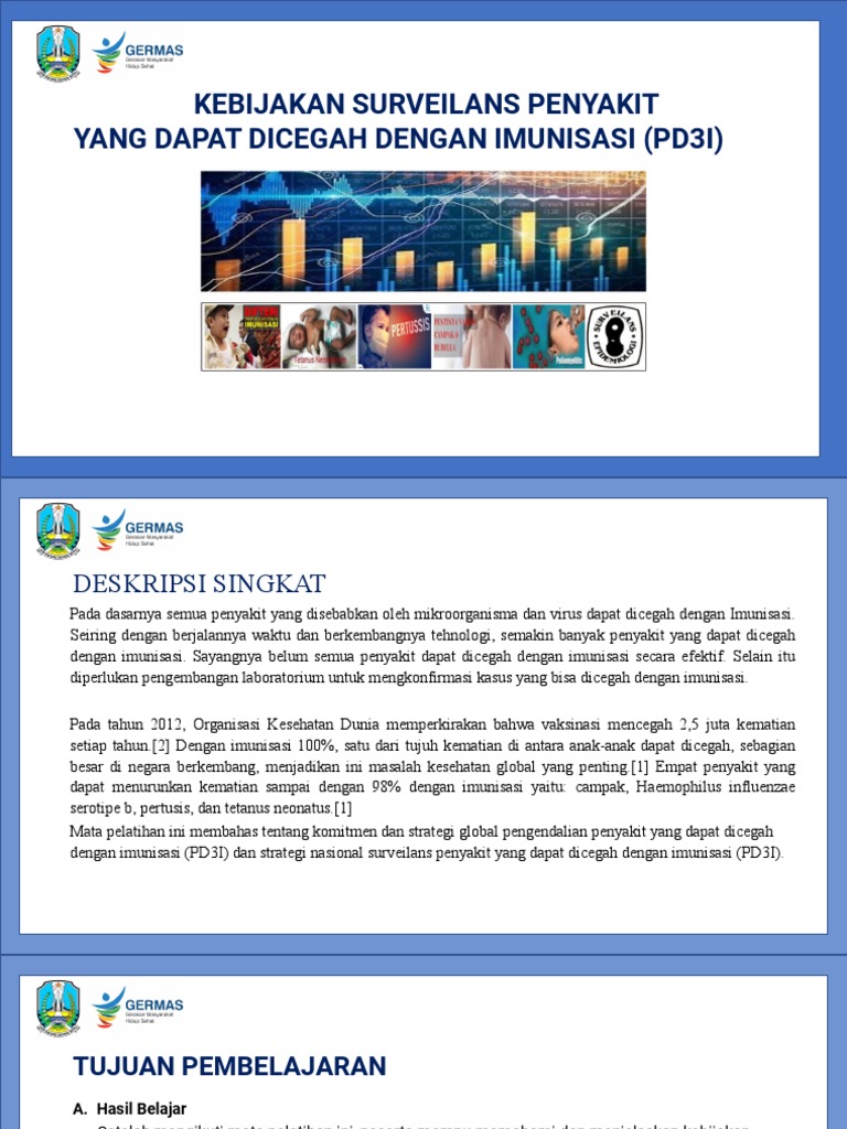 Materi Kebijakan Surv Pd3i Bapelkes Semarang | PDF