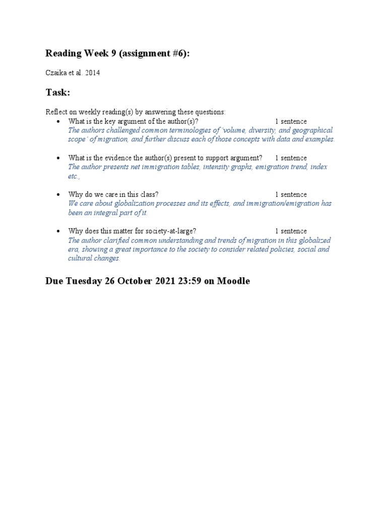GEOG1012 Week9 Assignment6 | PDF