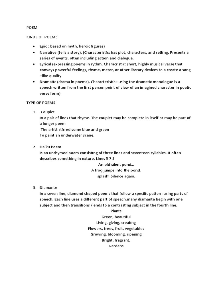 Materi Poem | PDF | Poetry | Metaphor