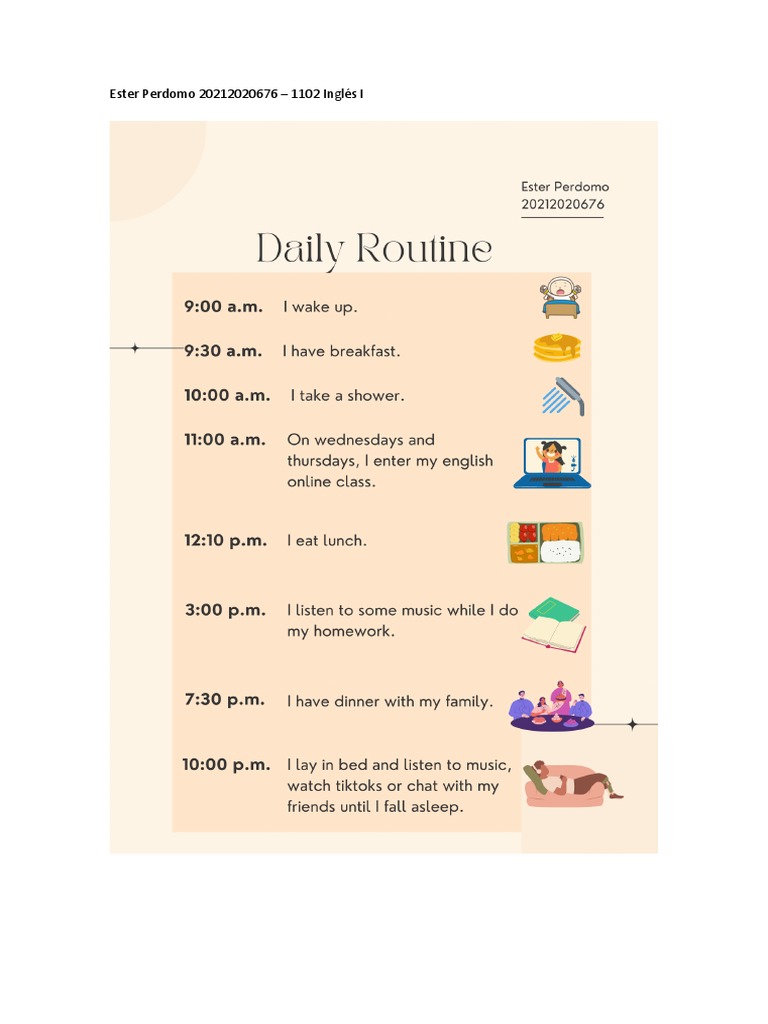 Daily Routine | PDF