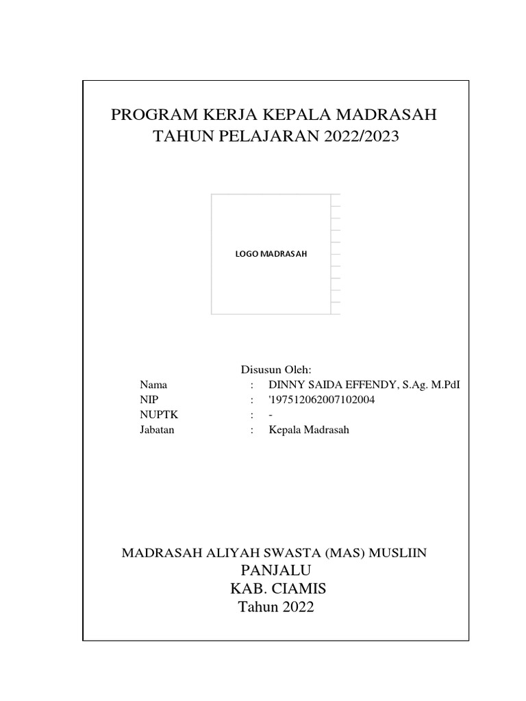 Contoh RKKM Mas Ypi Muslimin 2022 | PDF