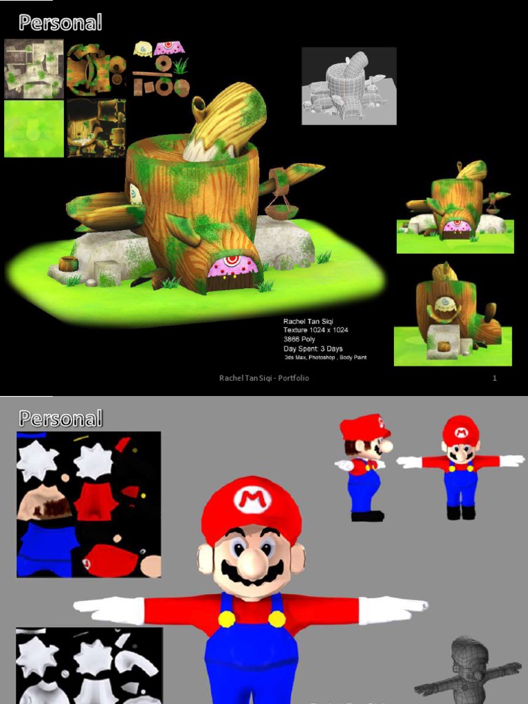 Rachel Tan Siqi: 3D Modeling Portfolio | PDF