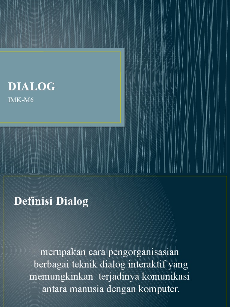 Dialog | PDF