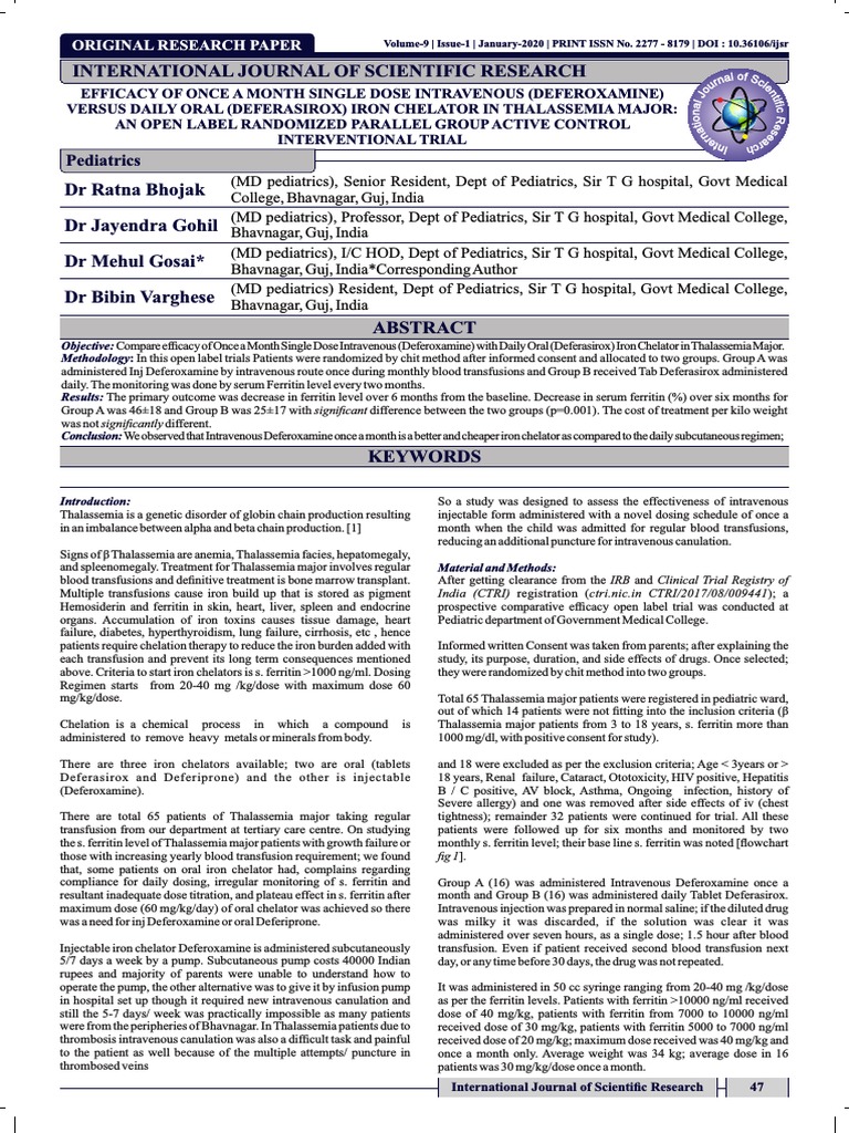 Efficacy of Once A Month Single Dose Int | PDF | Intravenous Therapy ...