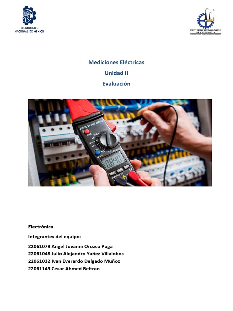 Mediciones Electricas Examen U2 | PDF | Metrología | Science