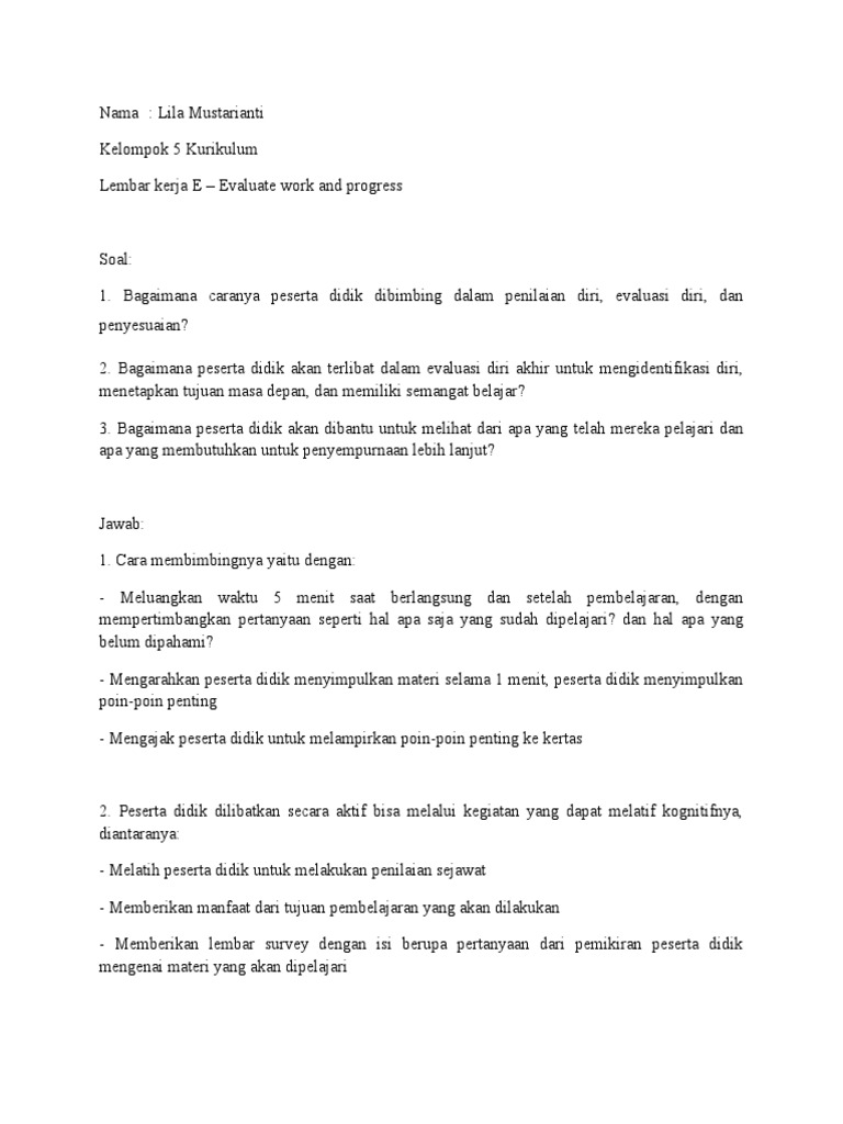 EVALUATING STUDENT LEARNING AND PROGRESS | PDF