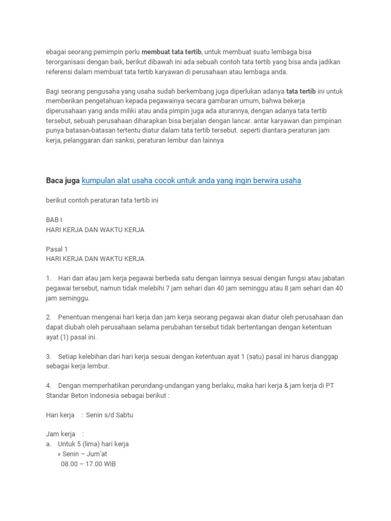 Tata Tertib Kedisiplinan | PDF | Karier & Perkembangan | Pengembangan Diri