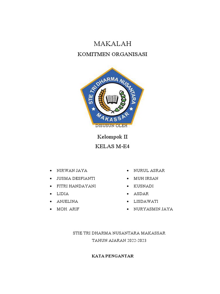 Makalah MSDM KLP 2 Komitmen Orgn | PDF