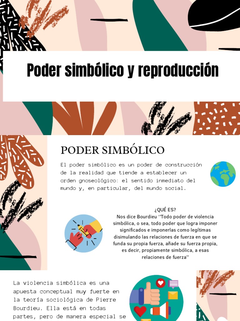 Poder Simbolico y Reproducción | PDF