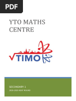 TIMO 2022-2023 S1 (Mock) | PDF | Triangle | Mathematical Concepts