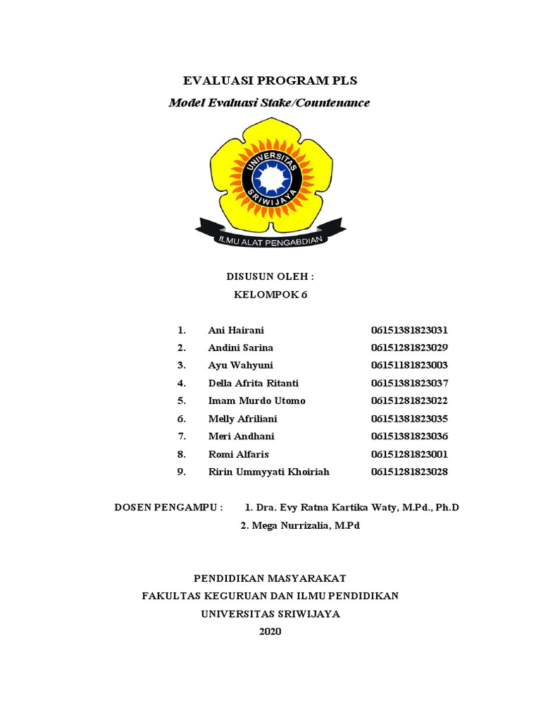 Kel.6 Model Evaluasi Stake | PDF