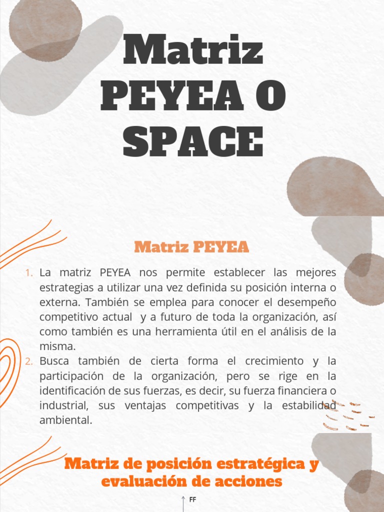 MATRIZ PEYEA o SPACE 1 | Descargar gratis PDF | Matriz (Matemáticas ...