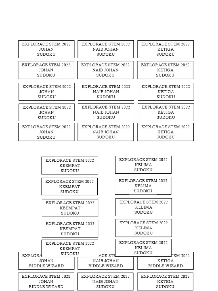 Hadiah Fun With Stem 2022 | PDF | Semiotics | Linguistic Typology