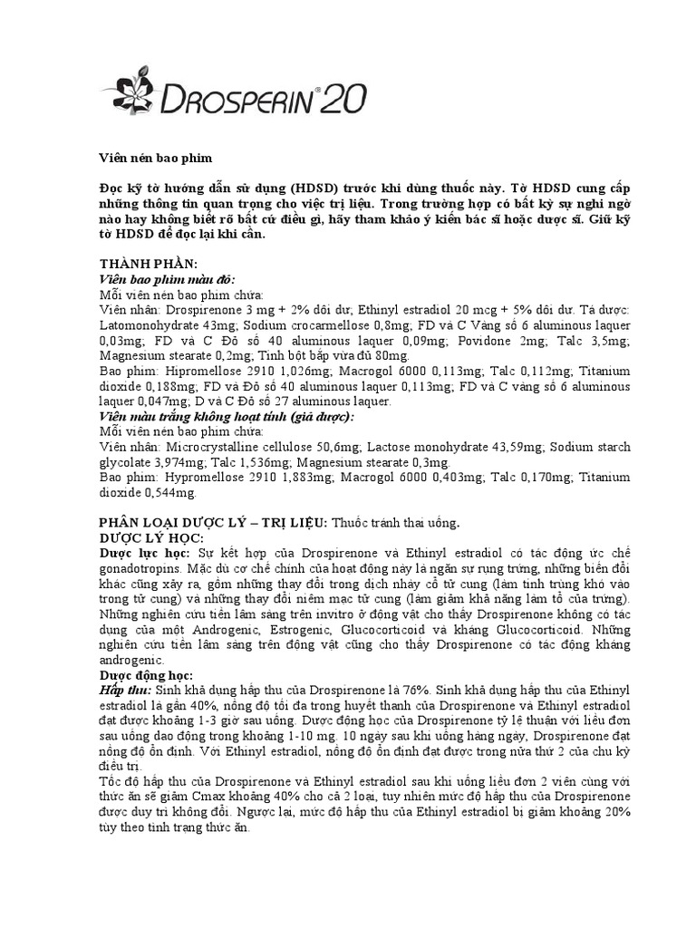 Full - Drosperin 20 | PDF