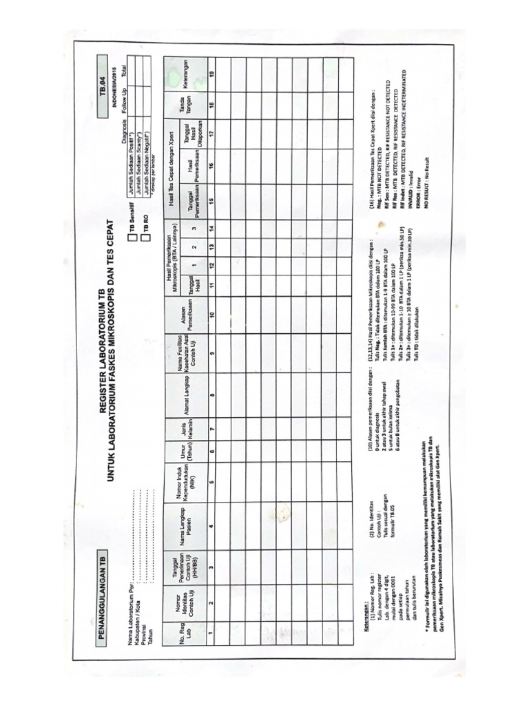 Register TB | PDF
