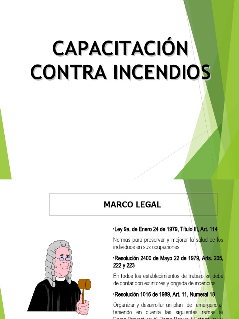 Capacitación Contra Incendios | PDF | Incendios | Combustibles