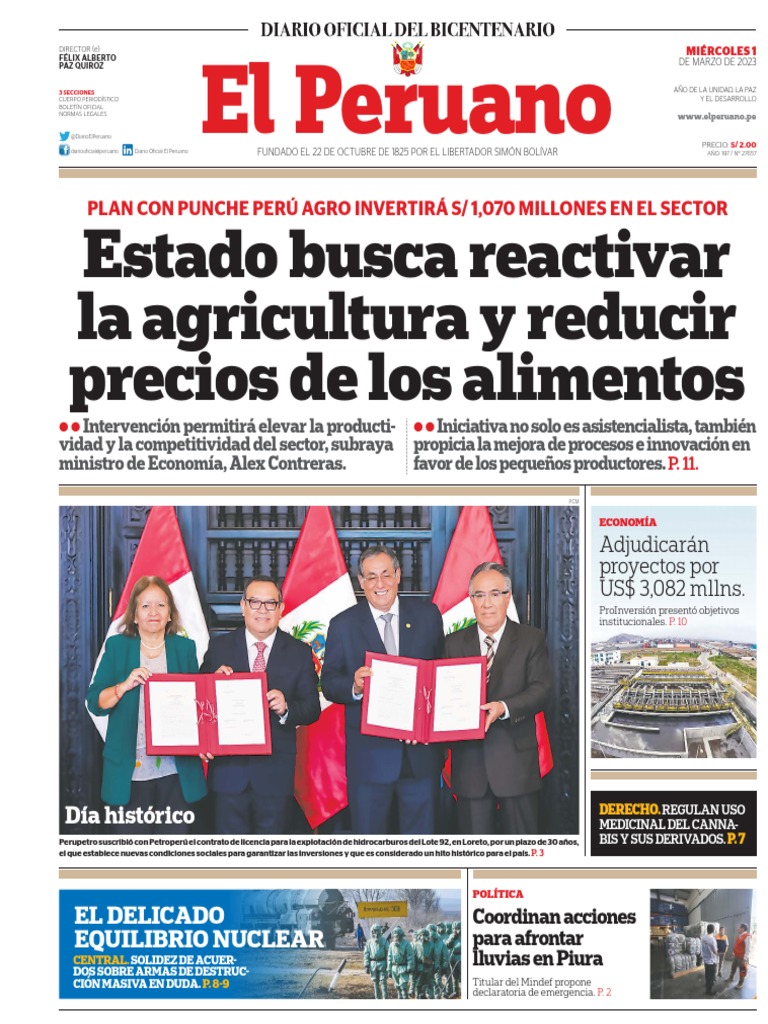 Lima El Peruano | PDF | Perú | México