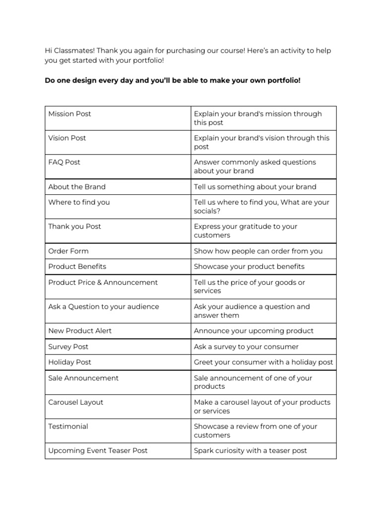 Canva Design Challenge | PDF