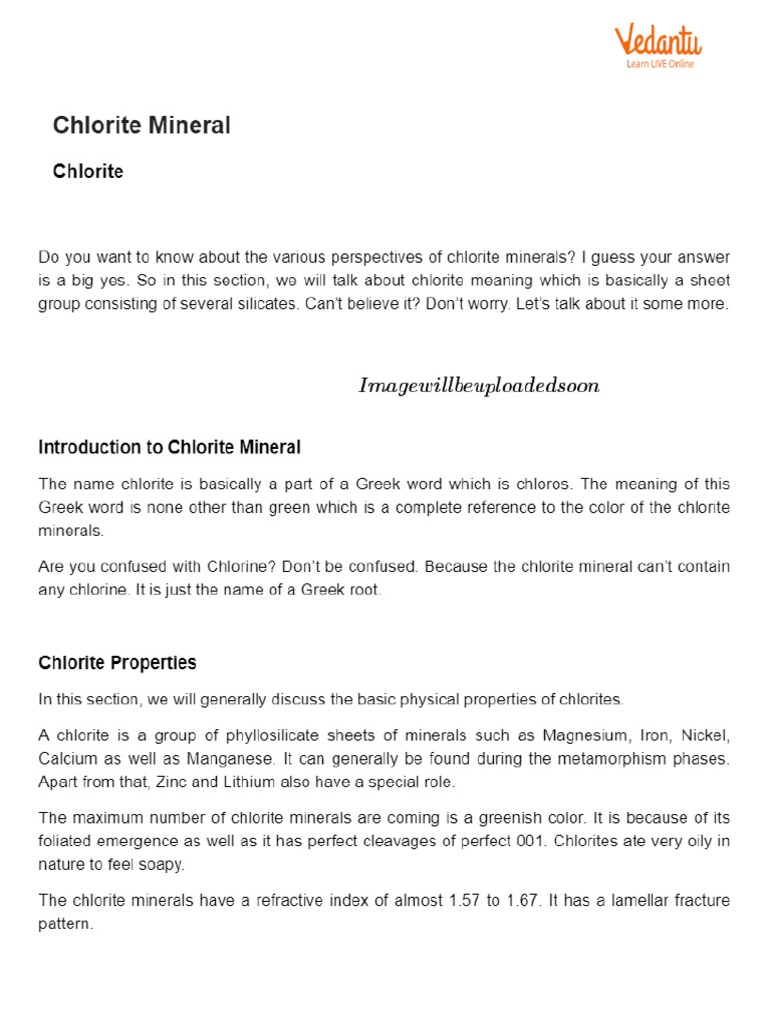 Chlorite Mineral | PDF
