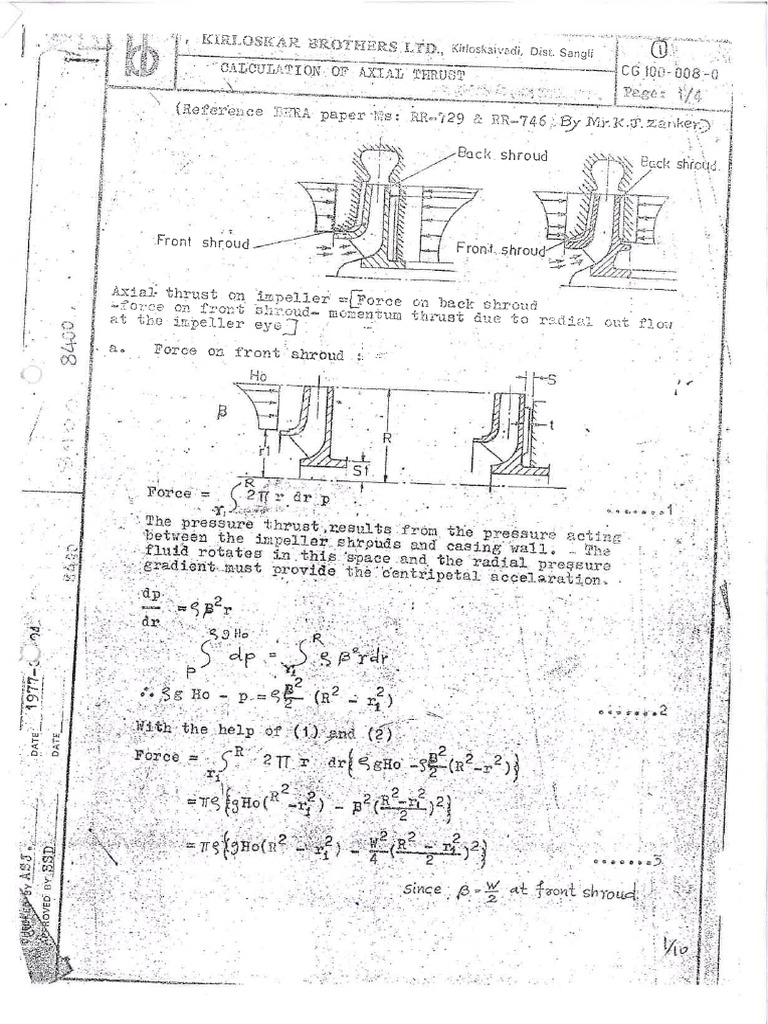 Bhra MR KJ - Zanker Axial Thrust | PDF