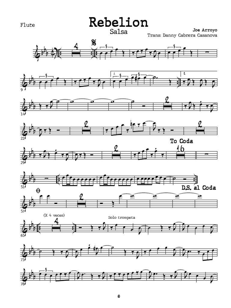 Rebelion Flauta - Flute - Flute - Flute | PDF