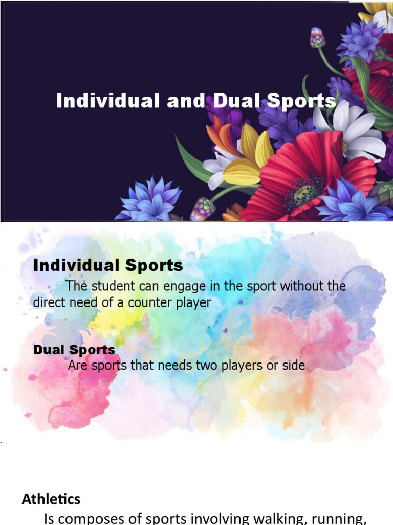 Individual and Dual Sports | PDF