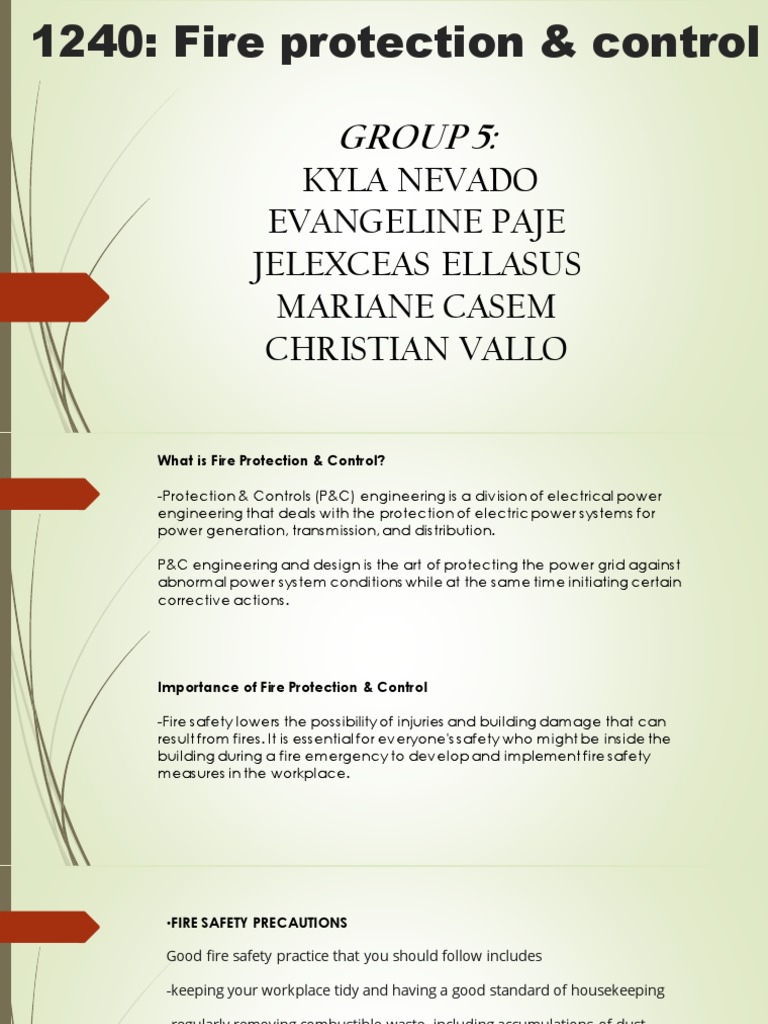 1240 - Fire Protection and Control | Download Free PDF | Fires | Firefighting