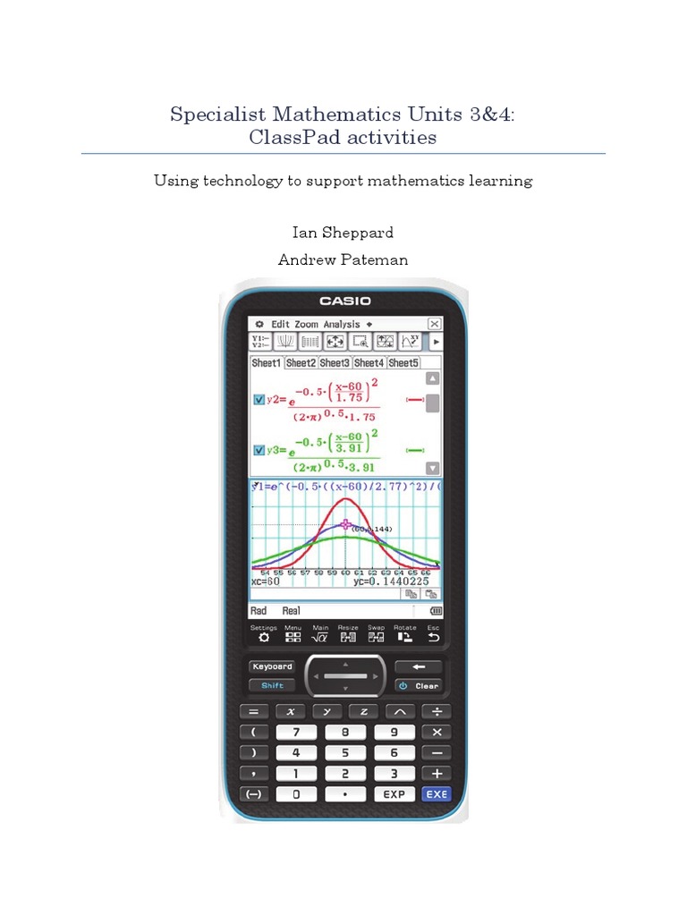 Spec U34 1 | PDF | Function (Mathematics) | Complex Number