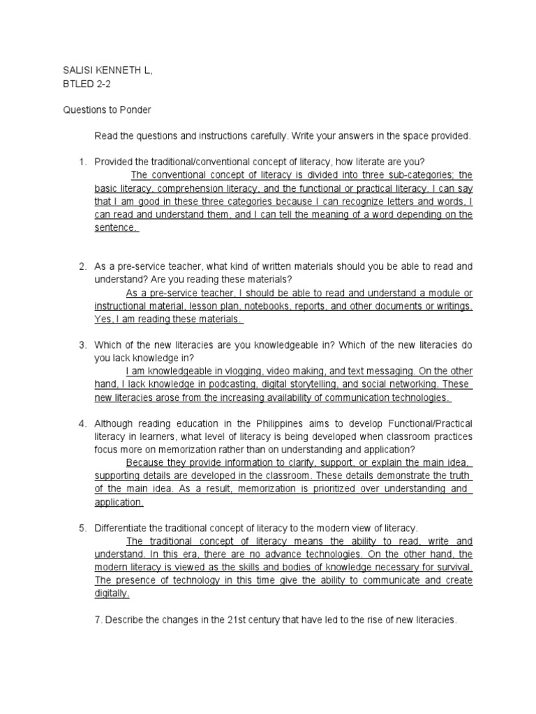 Salisi Act 1 | Download Free PDF | Literacy | Communication