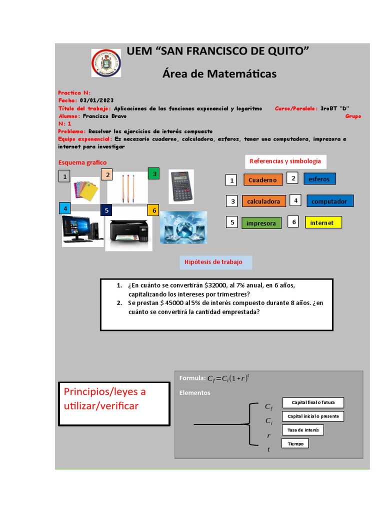 Borrador Mate James Chamorro (Autoguardado) | PDF | Science | Matemáticas
