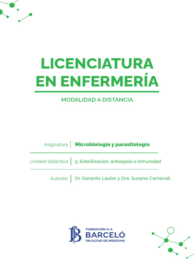 Esterilización, Antisepsia e Inmunidad. | PDF | Infección | Sistema inmune