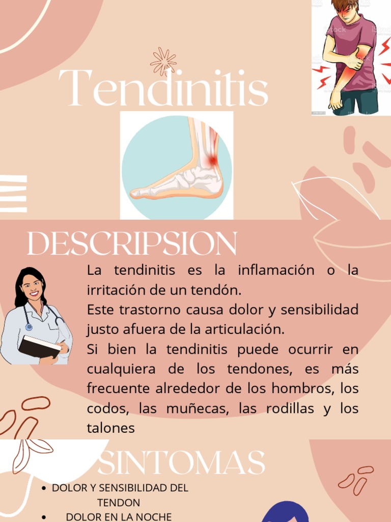 Tendinitis | PDF | Enfermedades y trastornos | Enfermedades y ...