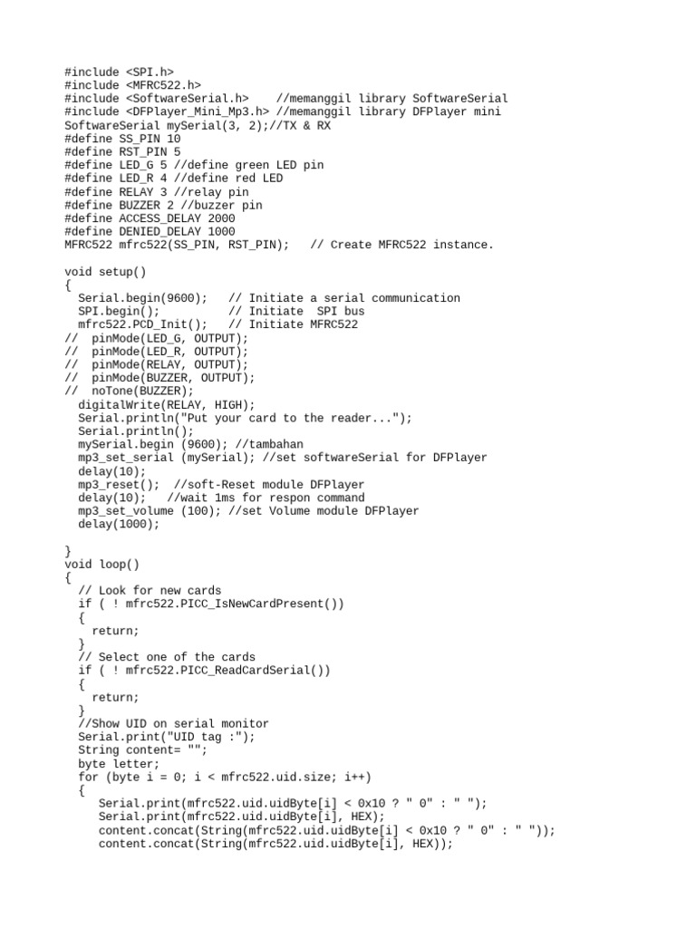 Rfid MFRC | PDF | Computer Architecture | Software Engineering